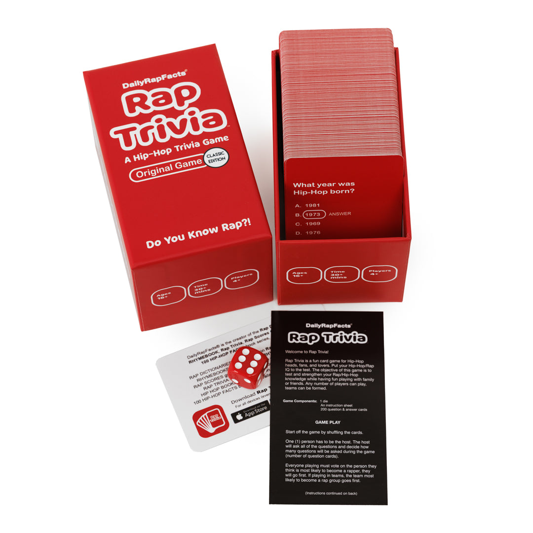 Rap Trivia: A Hip-Hop Trivia Game - DailyRapFacts Store
