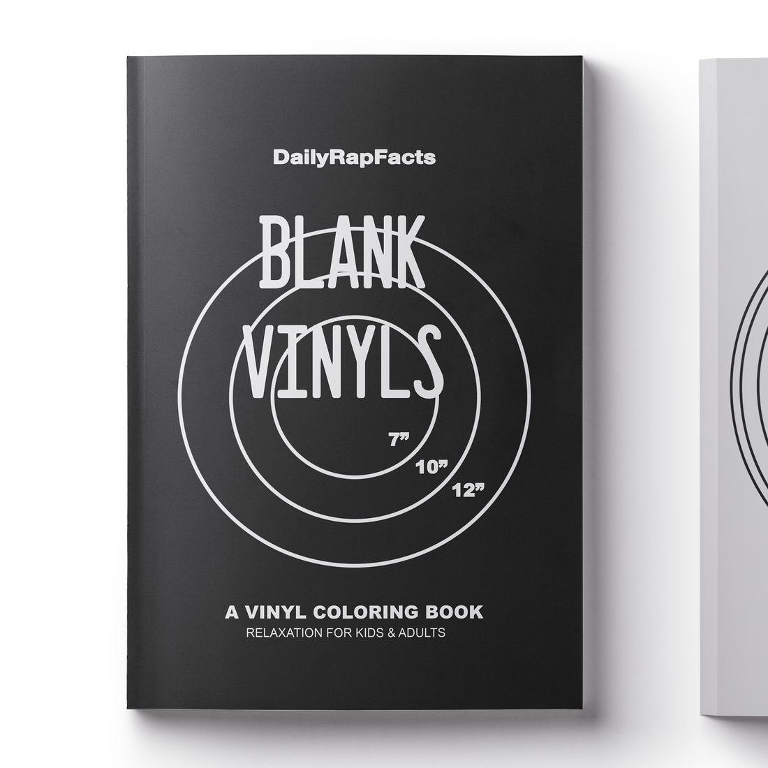 Blank Vinyls: A Vinyl Records Coloring Book | DailyRapFacts Store