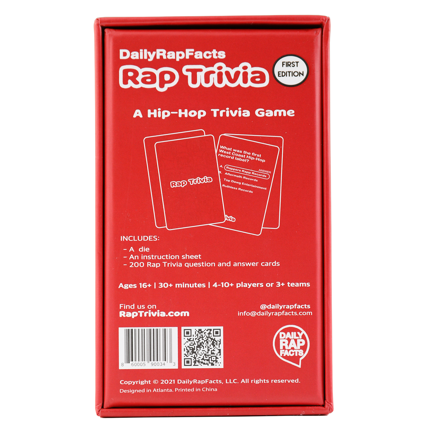 Rap Trivia: A Hip-Hop Trivia Game | DailyRapFacts Store