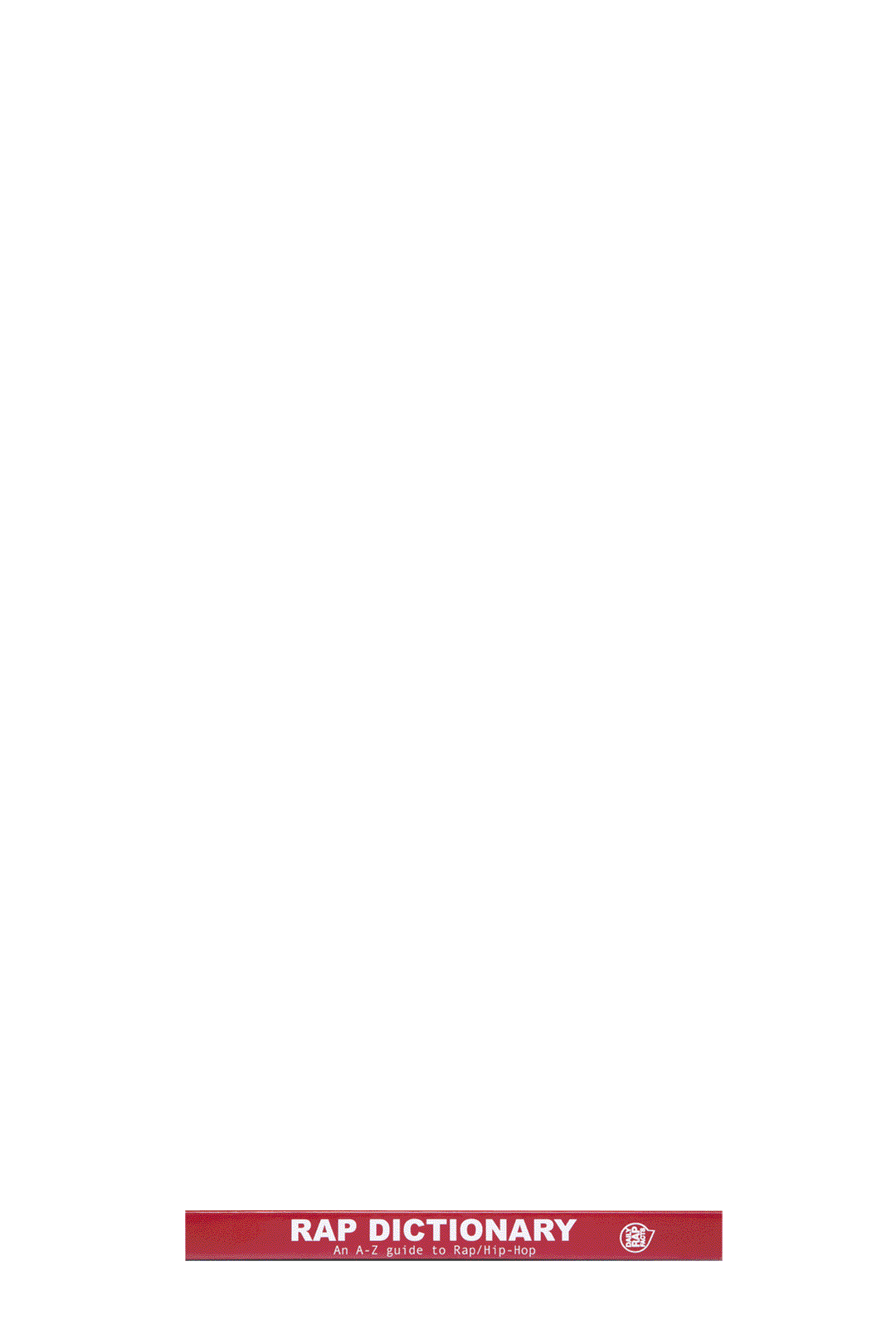 Rap Dictionary | DailyRapFacts Store